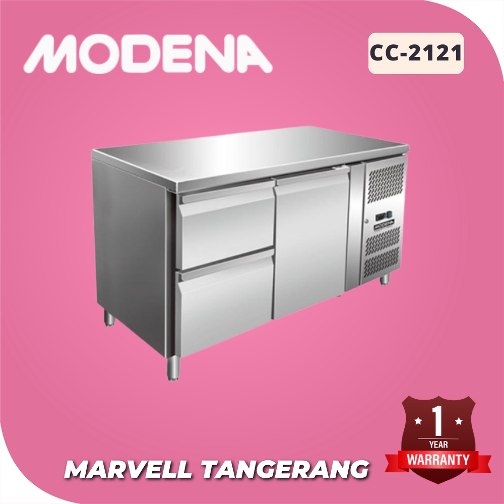 Jual MODENA CC 2121 UNDERCOUNTER CHILLER 2 PINTU ORIGINAL | Shopee ...
