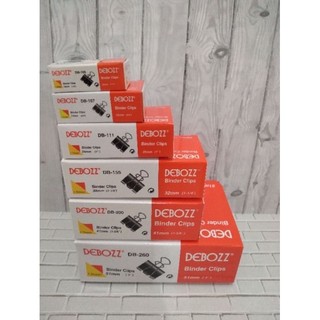 Jual BINDER CLIP DEBOZZ / Klip Penjepit Kertas / Klip Binder Hitam No ...