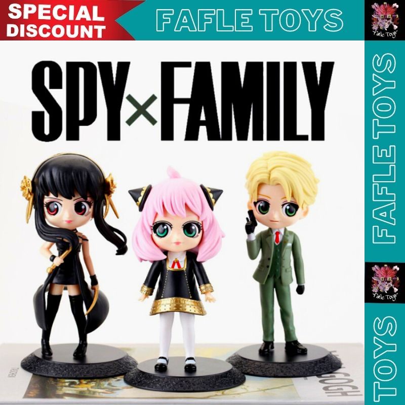 Jual QPosket Anime Spy X Hunter Family Anya Yor Loid Forger Figure ...