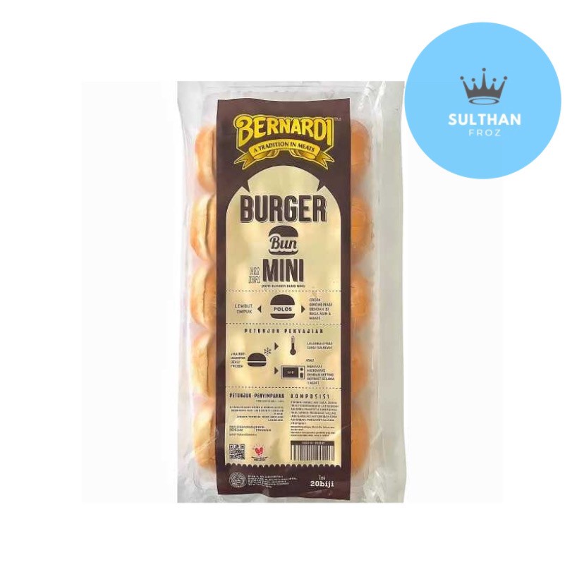 Jual BERNARDI ROTI BURGER MINI ISI 20 | Shopee Indonesia