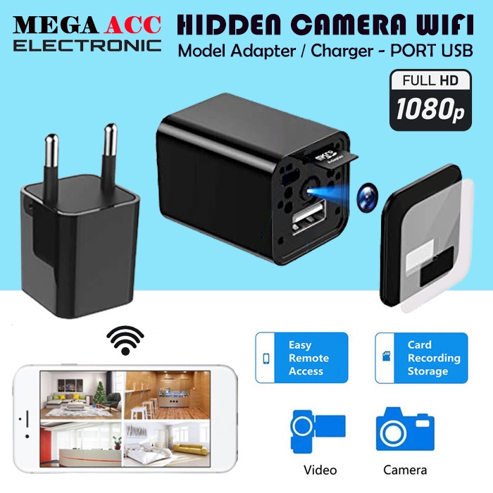 Jual Ip Cam Wireless Adaptor FHD 1080P - Spy Camera Wifi - Aplikasi ...
