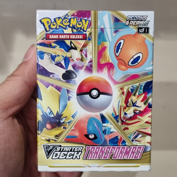 Jual kartu pokemon pedang dan perisai v starter deck transformasi | Shopee Indonesia