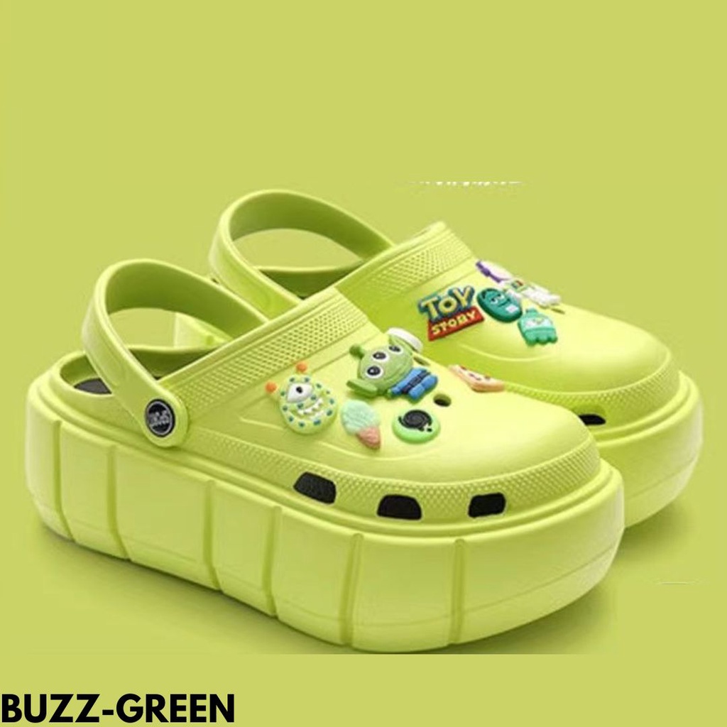 Jual Gypsy - Sandal Wedges Jibbitz Toy Story Kartun Andy Lucu Sandal ...