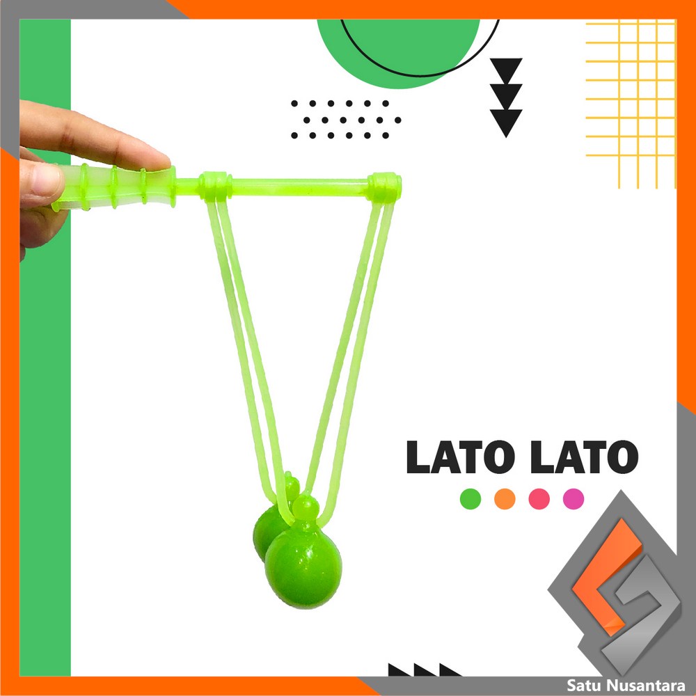 Jual SN-M310 Mainan Anak Lato Lato Gagang Maenan Jadul Latto Stick ...