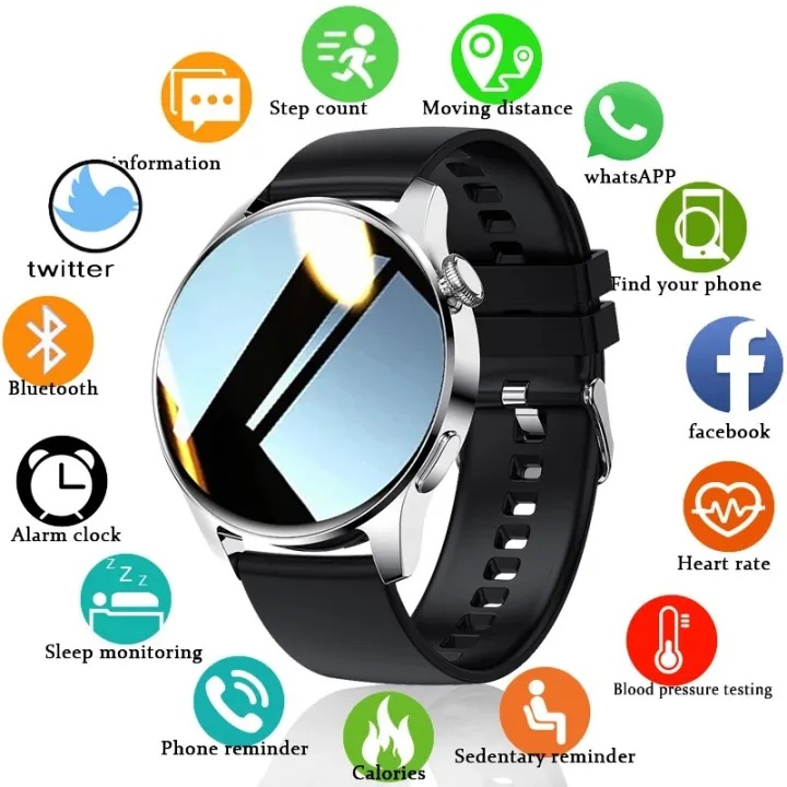 Jual LIGE Jam Tangan Pintar Pria Panggilan Bluetooth Baru Jam Tangan ...