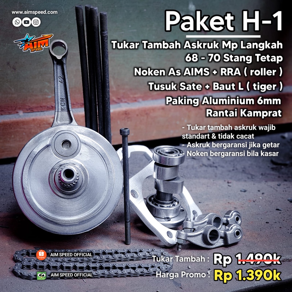 Jual Paket Hemat TT (H-1) AIM SPEED Askruk MP Noken As Templar RRA ...