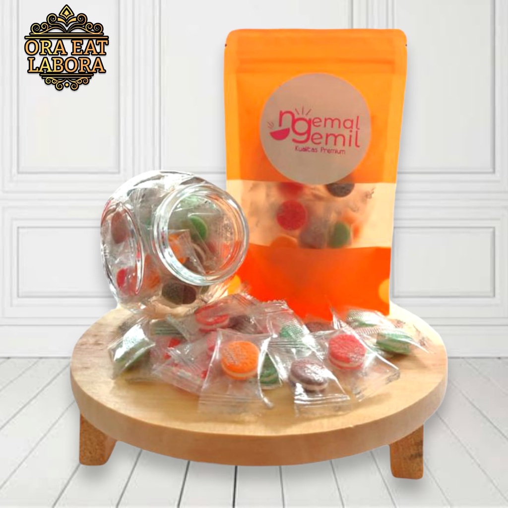 Jual Permen Cookies Sandwich Warna Warni Permen Buah Bentuk 0re0 Permen ...