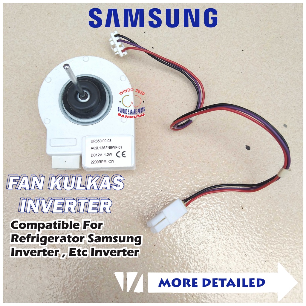 Jual Motor Fan Kulkas Samsung Inverter - Fan Motor Evavorator Kulkas ...