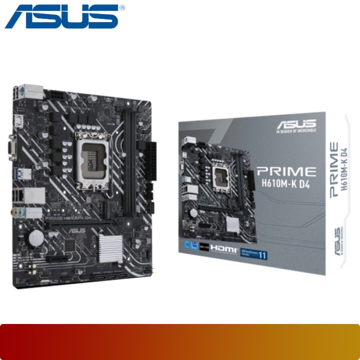 Jual ASUS PRIME H610M-K D4 | Motherboard Intel H610 LGA 1700 DDR4 Micro ATX | Shopee Indonesia