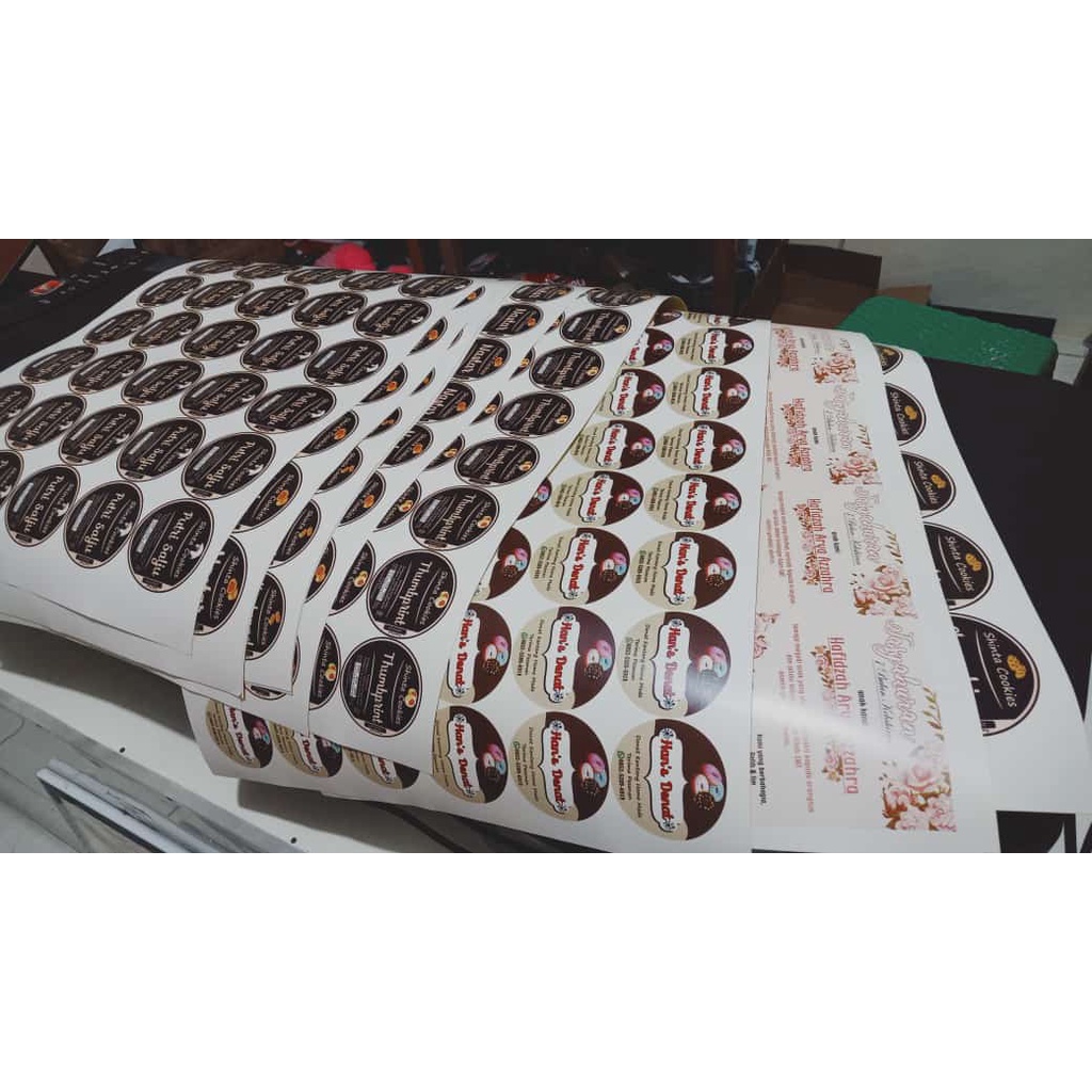 Jual STIKER PRODUK LABEL PRODUK STIKER MAKANAN | Shopee Indonesia