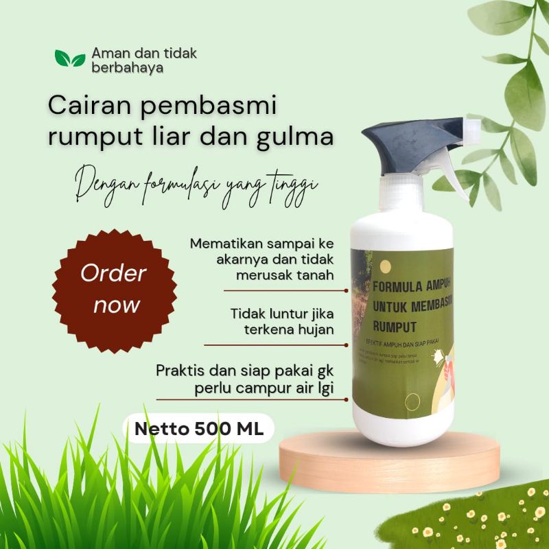 Jual HERBISIDA SISTEMIK 480SL CAIRAN PEMBASMI RUMPUT DAN ILALANG SIAP ...