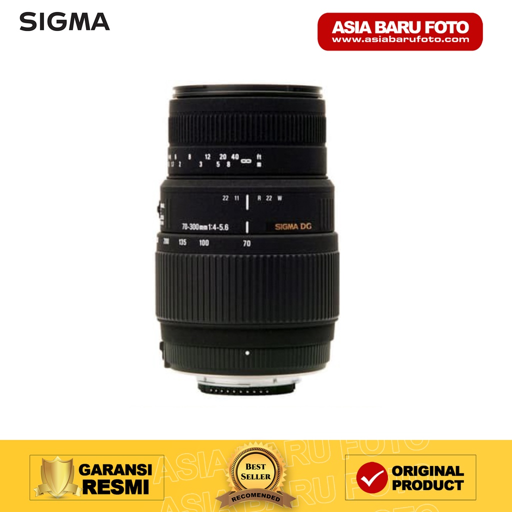 Jual Lensa Sigma 70-300mm F/4-5.6 DG Macro Lens For Nikon | Shopee ...