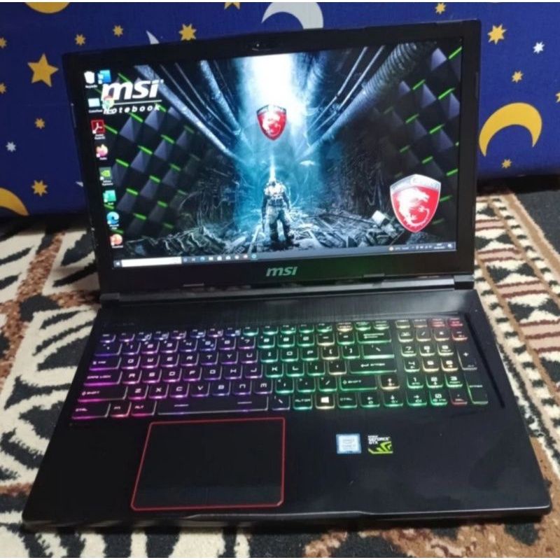 Jual LAPTOP GAMING MSI-1645 COR I7 GEN 8 RAM 16GB/SSD 256GB/HDD 1TB ...