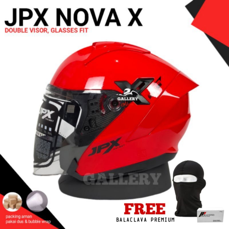 Jual HELM JPX NOVA X RED FERRARI | HELM JPX TERBARU | Shopee Indonesia