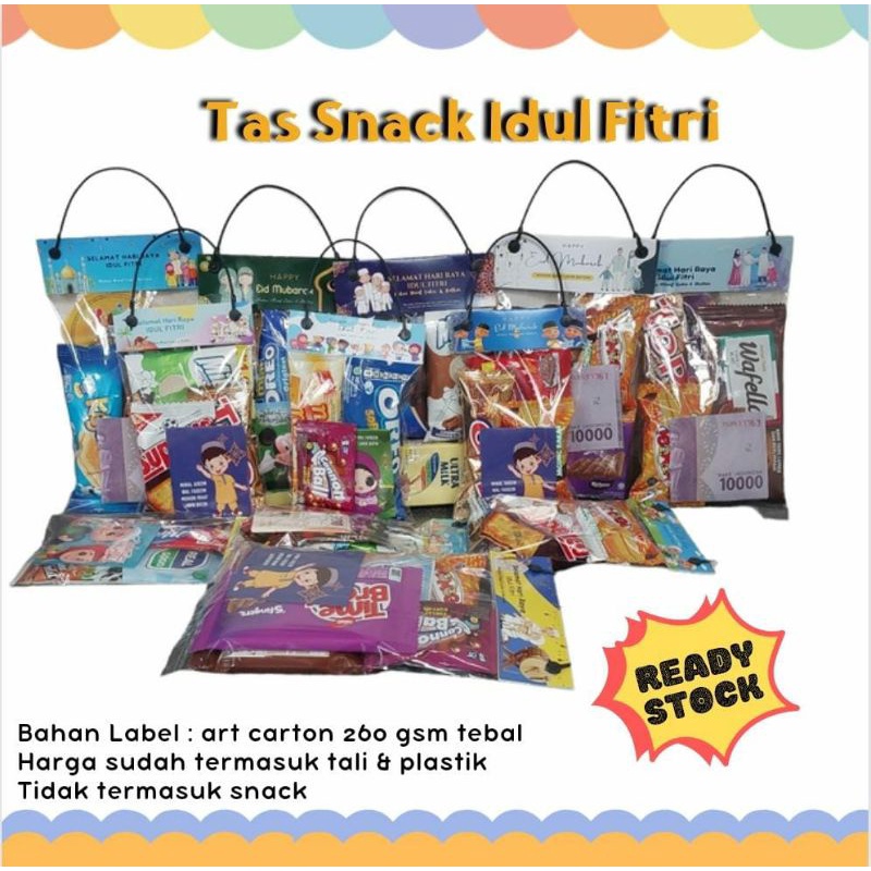 Jual 10 Pcs Plastik label Snack lebaran Idul Fitri | Shopee Indonesia