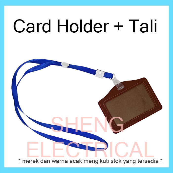 Jual Name Tag Casing ID Card Holder Gantungan Kartu Nama Badge ID Tanda ...