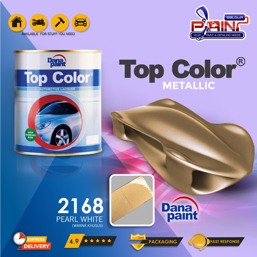 Jual Top Color Metallic 1537 Gold Metallic - Cat Duco | Shopee Indonesia