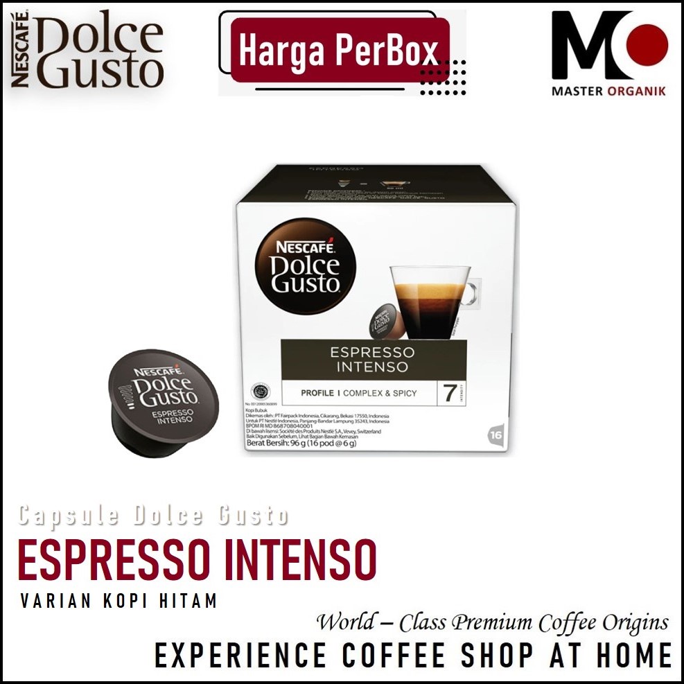 Jual CAPSULE NDG NESCAFE DOLCE GUSTO ESPRESSO INTENSO PER BOX | COFFEE ...