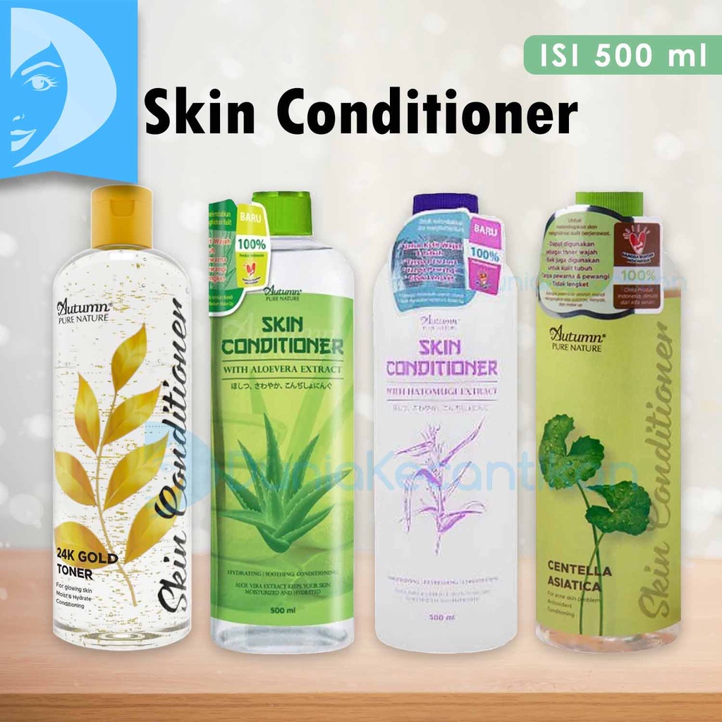 Jual Autumn Toner Hatomugi Extract Aloevera Skin Coditioner 500ml Toner ...