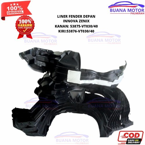 Jual lLiner Fender Depan Innova Zenix Original | Shopee Indonesia