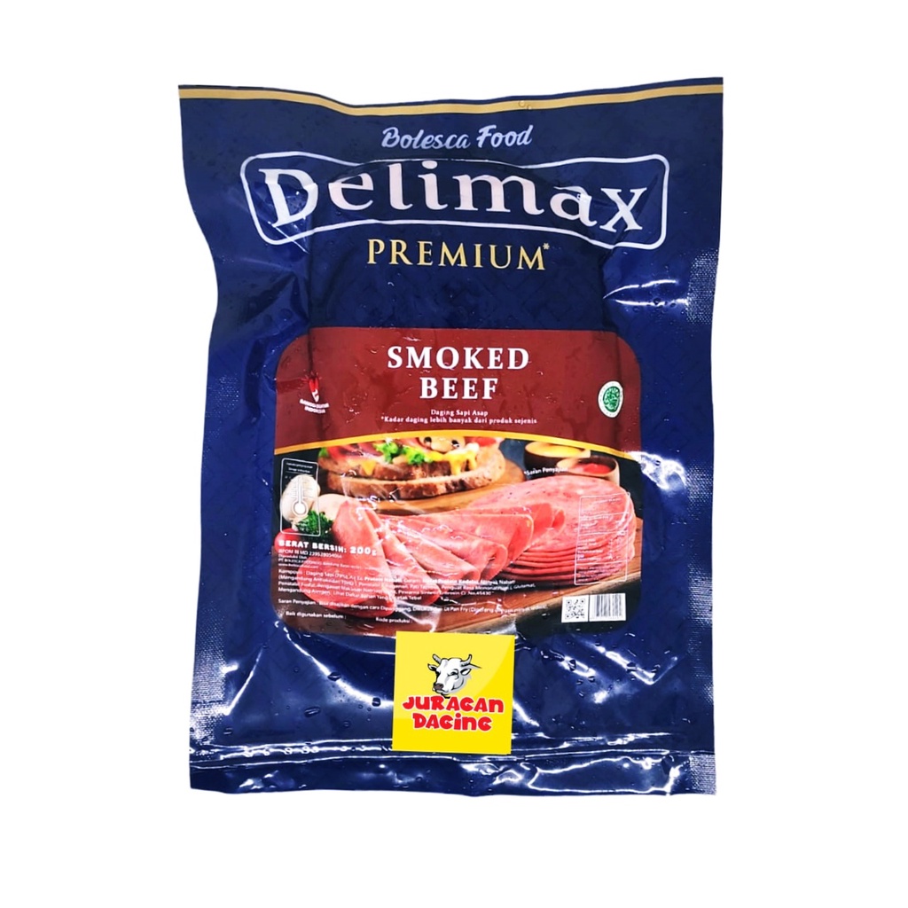 Jual Delimax Premium Smoked Beef 200gr | Shopee Indonesia