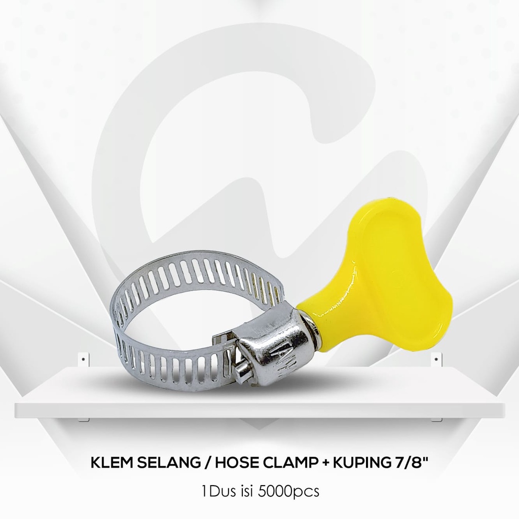 Jual Klem Selang 7/8" Taiwan Pakai Kuping | Shopee Indonesia