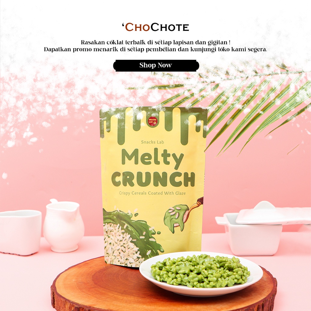 Jual Snack Cemilan Coklat Crispy Lumer Melty Matcha Green Tea | Shopee ...
