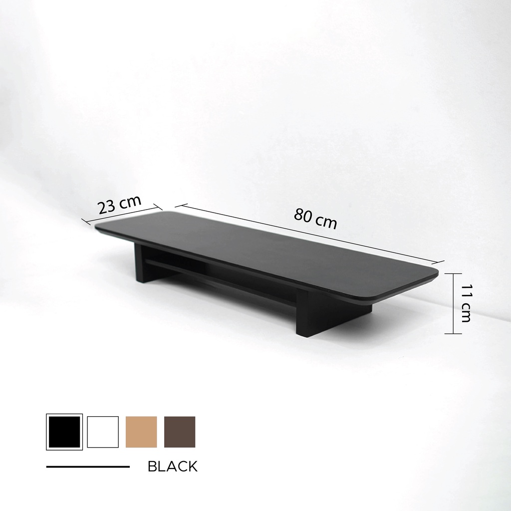 Jual Noir Neo Desk Shelf / Monitor Stand Riser Medium | Shopee Indonesia