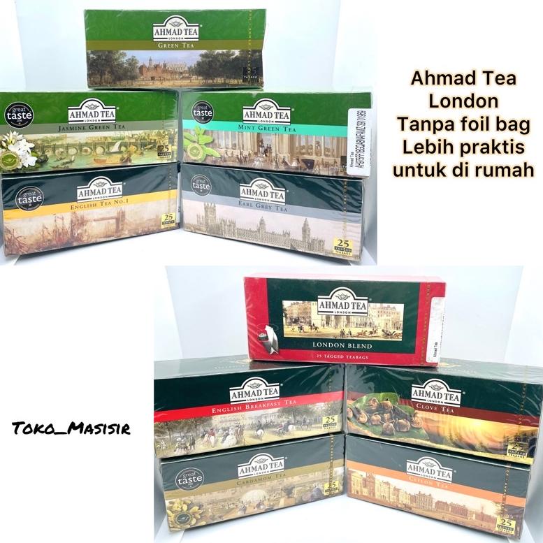 Jual MEGA ⚡ALE Ahmad Tea 25 kantong - Tanpa Foil bag - Lengkap 10 ...