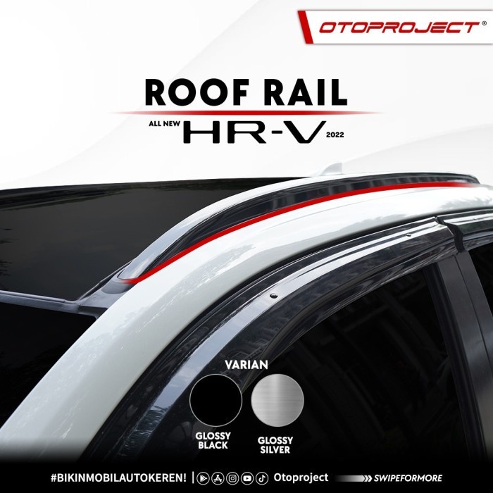 Jual Otoproject Roof Rail Atas Mobil All New Honda HRV 2022 Ori Design ...