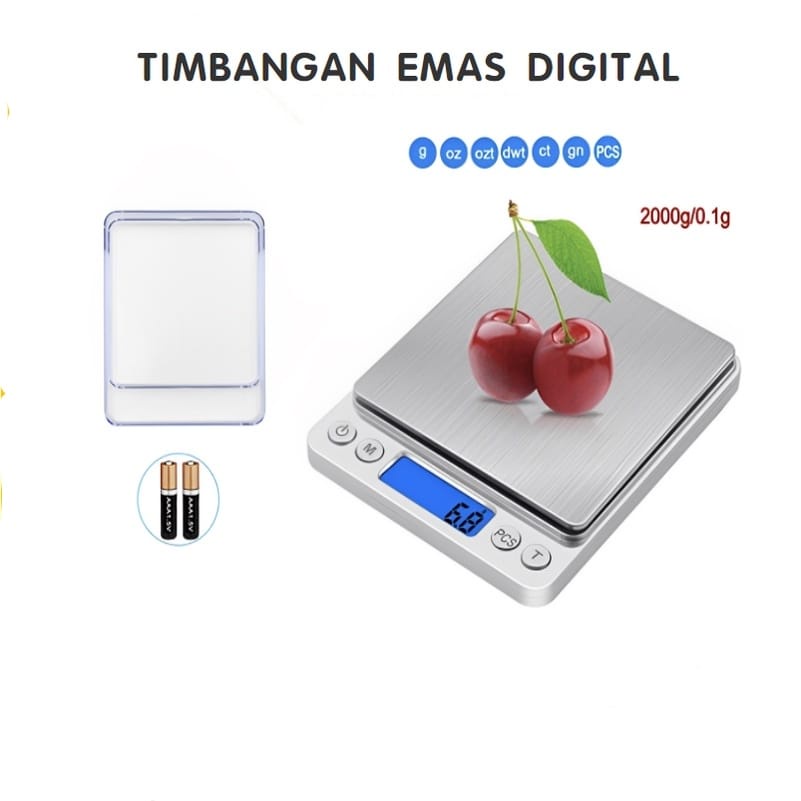 Jual Timbangan Digital Emas / Kitchen Scale Kopi Serbaguna Akurasi 1.0G ...