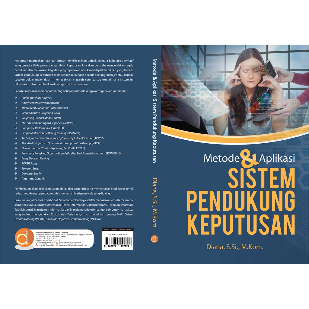 Jual Deepublish Buku Metode Dan Aplikasi Sistem Pendukung Keputusan