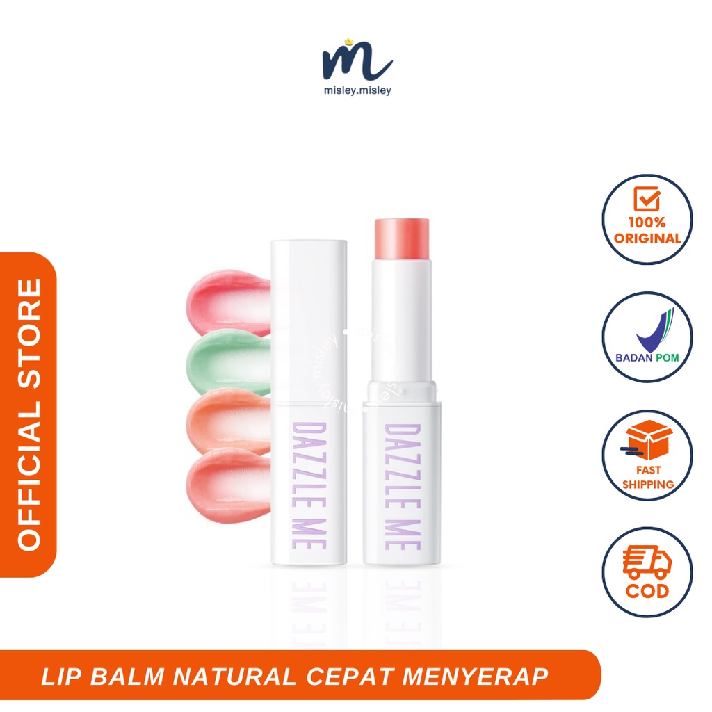 Jual MISLEY - DAZZLE ME Fruit Justice Lip Balm | Moisturizing Vitamin E Baby Lips UV Protection ...