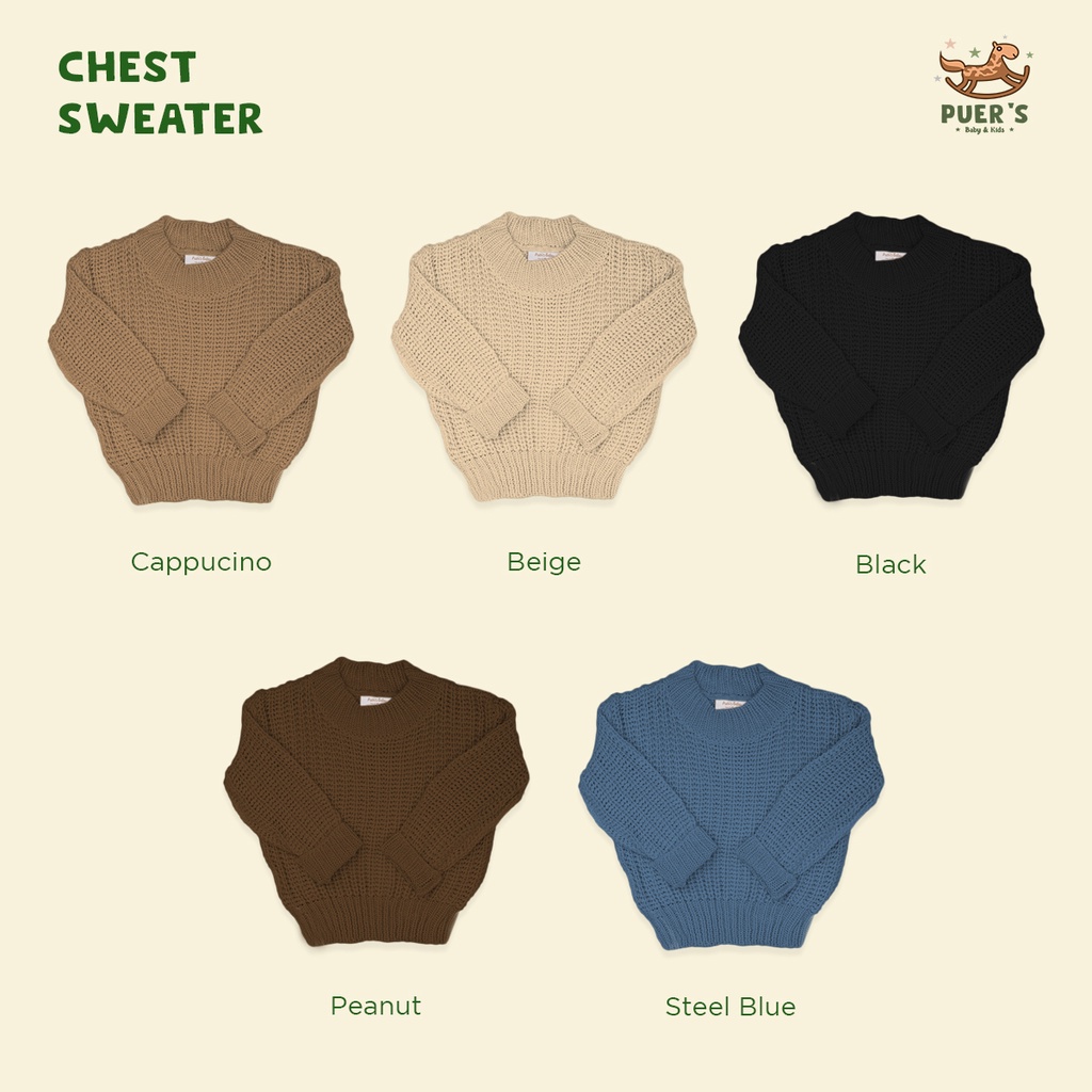Jual SWEATER KNIT ANAK PUER'S CHEST SWEATER ( OUTERWEAR ANAK/SWEATER ...