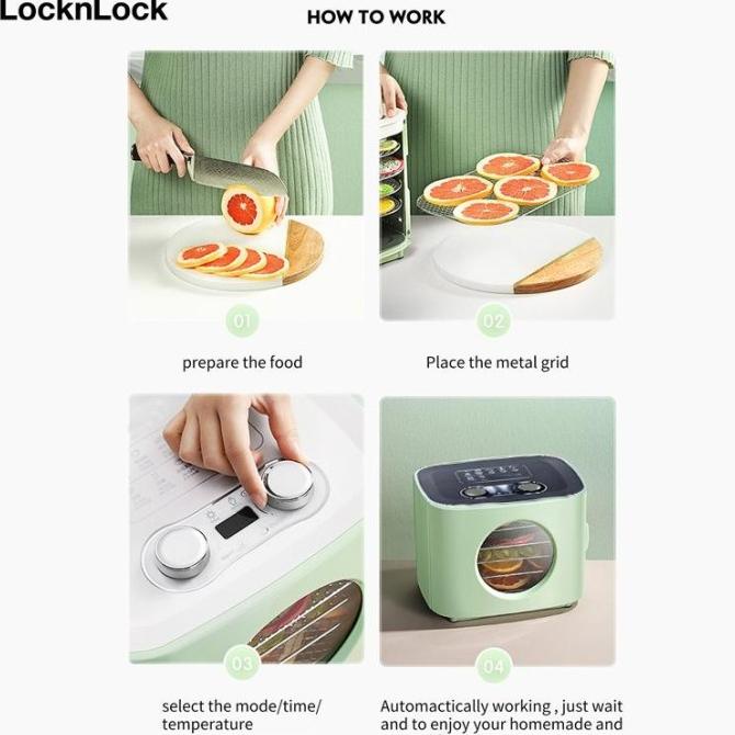 Jual Promo Locknlock - Mini Food Dehydrator 8L (Mesin Pengering Makanan ...