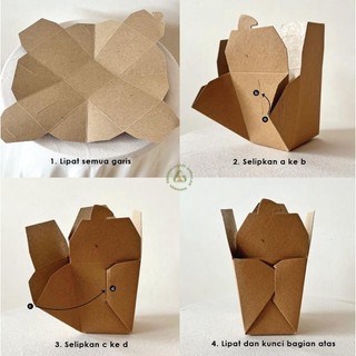 Jual PAPER RICE BOX / FOOD PAIL / RICE BOX PAPER / FOOD PACKAGING ...