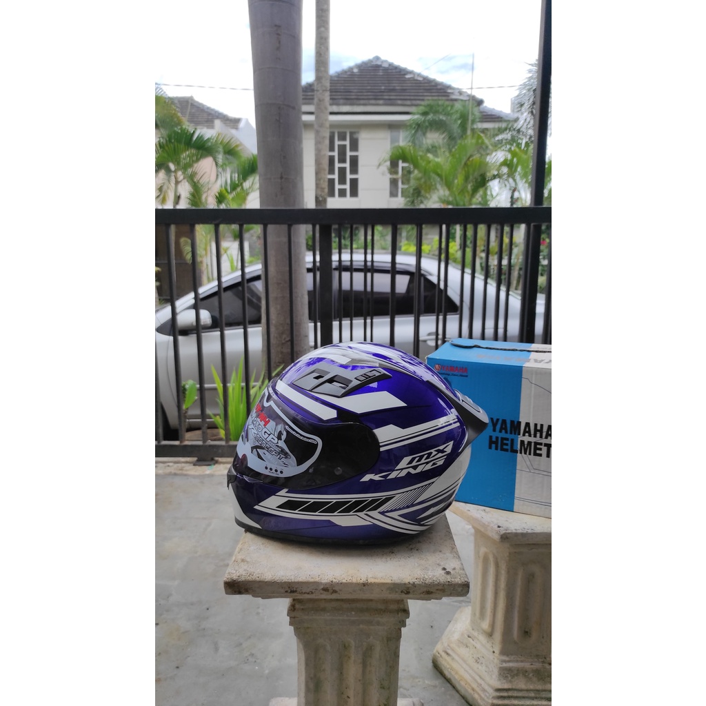 Jual Helm Yamaha MX King Full Face | Shopee Indonesia