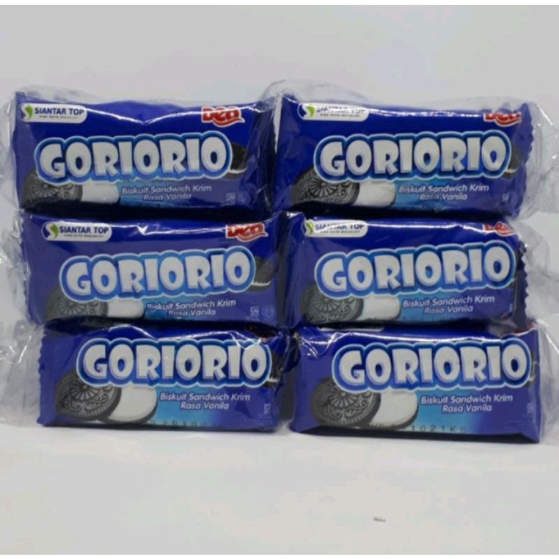 Jual Isi 10 Biskuit Sandwich Goriorio Go Rio Gorio produk siantar Top ...