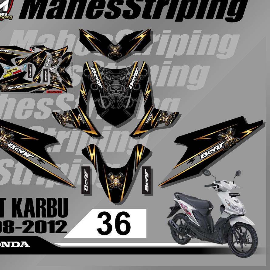 Jual Decal Stiker Fullbody Beat Karbu 2008 2009 2010 2011 2012 Variasi ...
