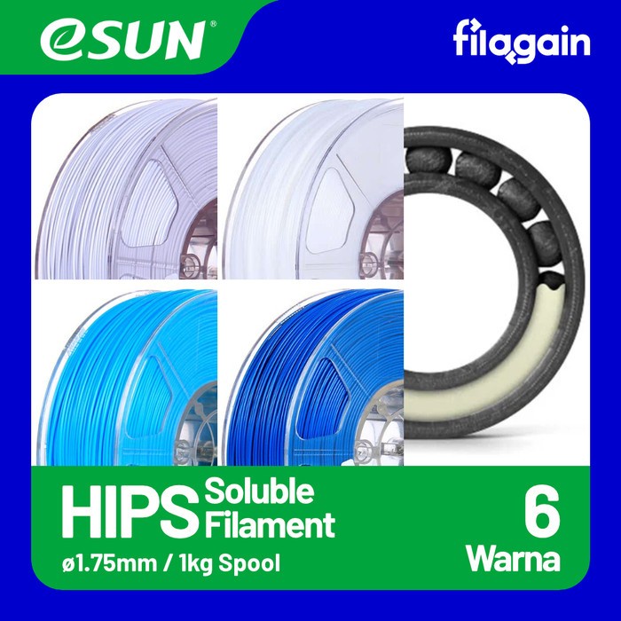 Jual eSUN HIPS / Soluble Support Filament / 1.75mm / 1kg / 3D Print | Shopee Indonesia