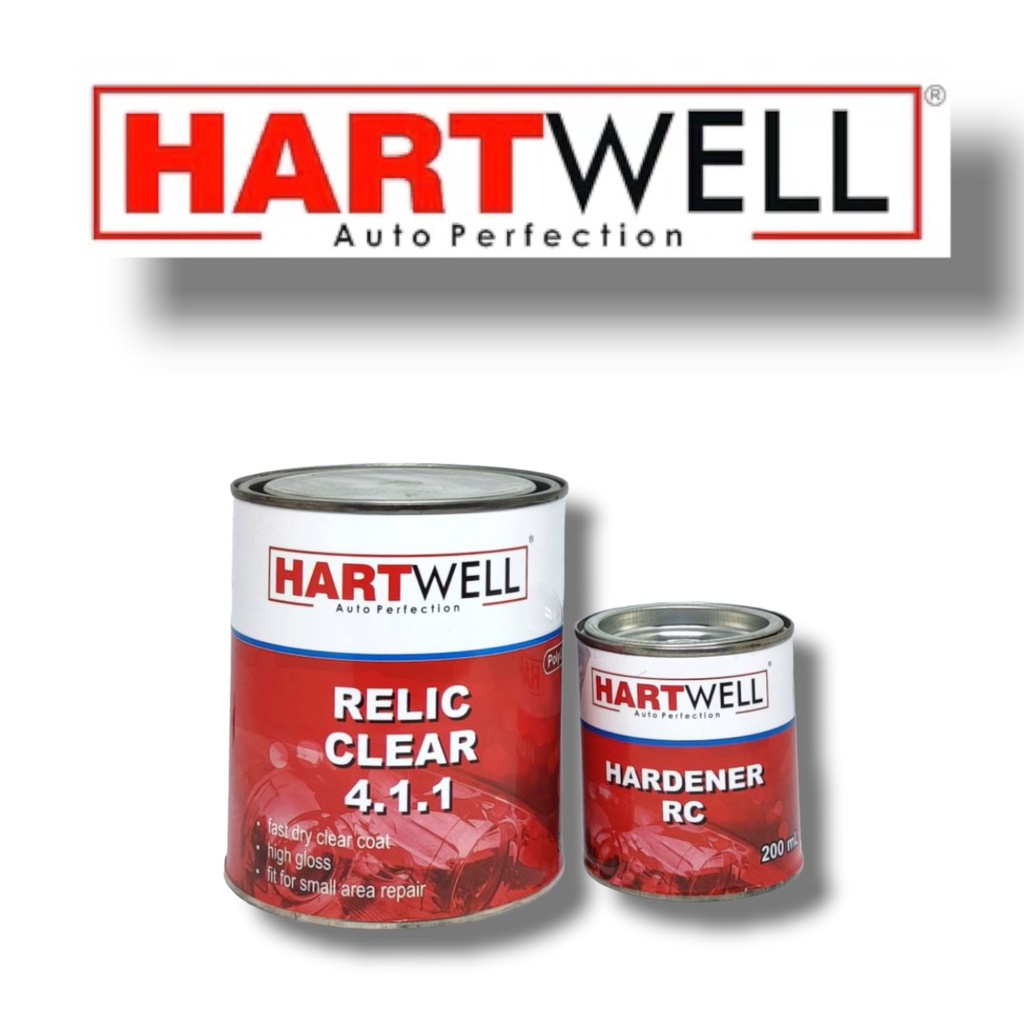 Jual PERNIS VARNISH CLEAR HARTWELL 250 ML 2 KOMPONEN SET DENGAN ...