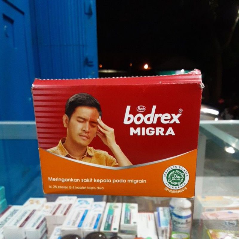 Jual BODREX MIGRA 1 BOX ISI 100 KAPLET | Shopee Indonesia