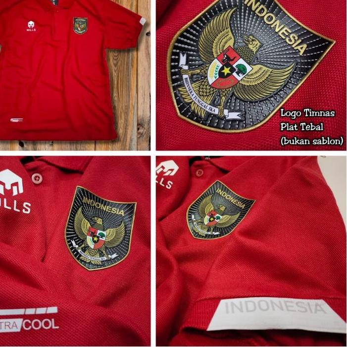 Jual ♡ POLO TIMNAS TERBARU 2022 LOGO BORDIR atau RUBBER/polo TIMNAS ...