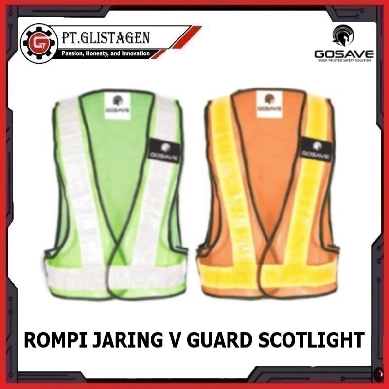 Jual Rompi Jaring V Guard Safety Vest Scotlight Jala Proyek Pengaman ...