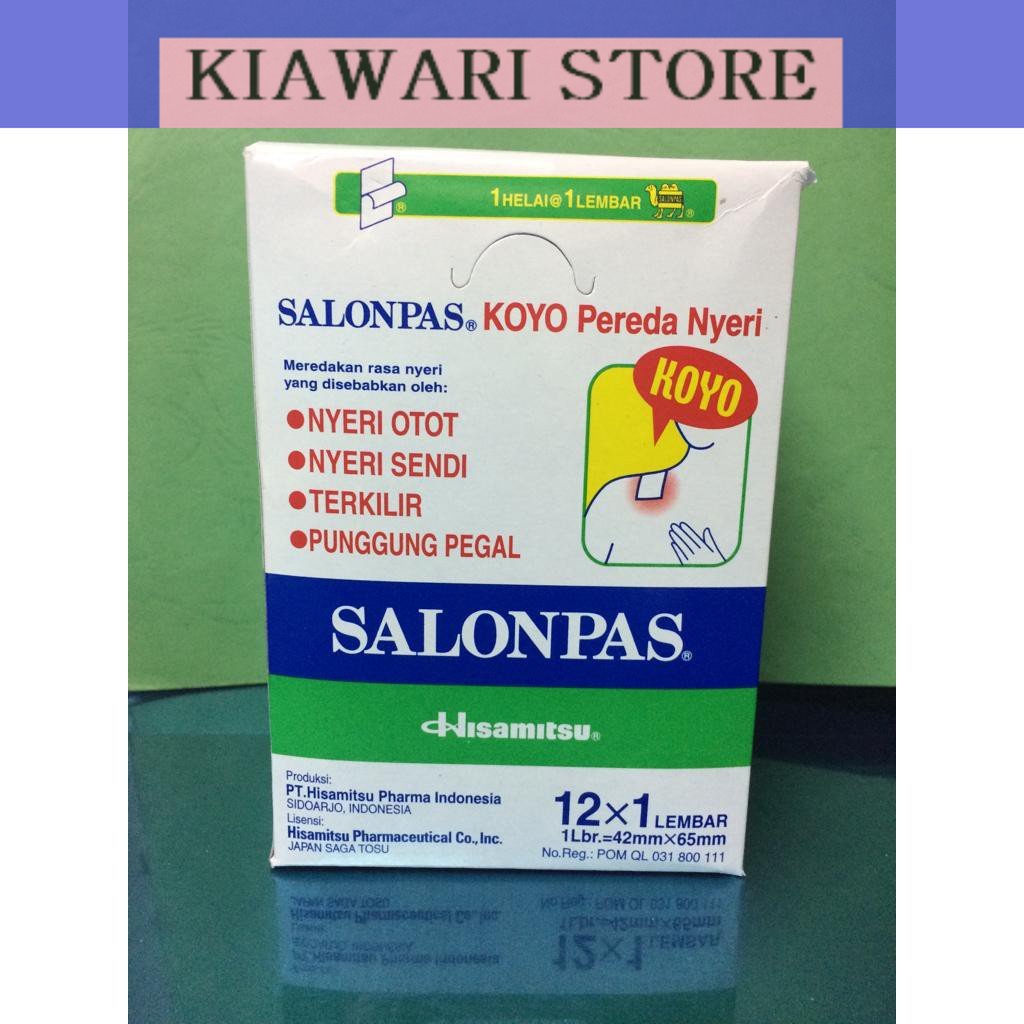 Jual Salonpas koyo 1 blister isi 12 | Shopee Indonesia