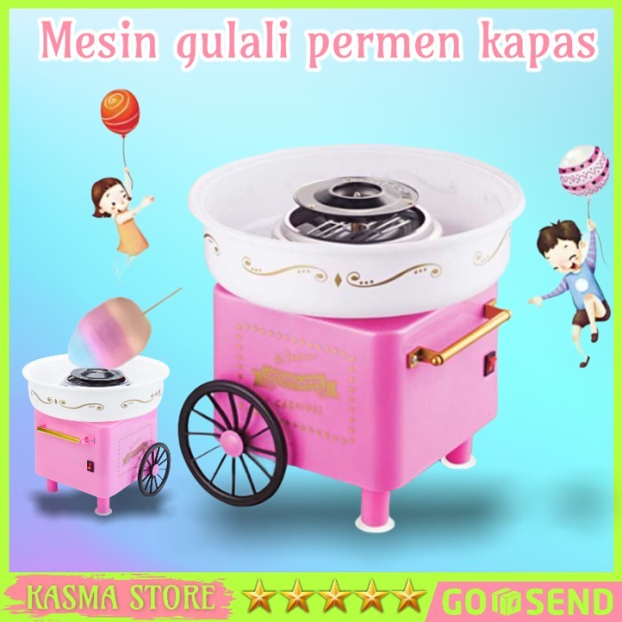 Jual Mesin Pembuat Permen Kapas Gulali Kembang Gula Alat Cotton Candy ...