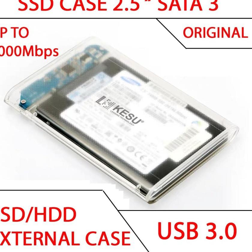 Jual ♤ HDD SSD External Enclosure Sata 3 2.5 Inch USB 3.0 Transparant ™ | Shopee Indonesia