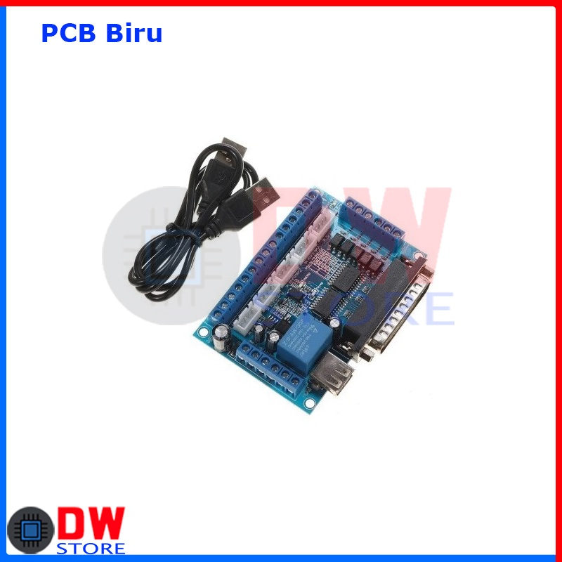 Jual Modul Driver Motor Stepper MACH 3 MACH3 CNC 5 Axis USB Breakout ...