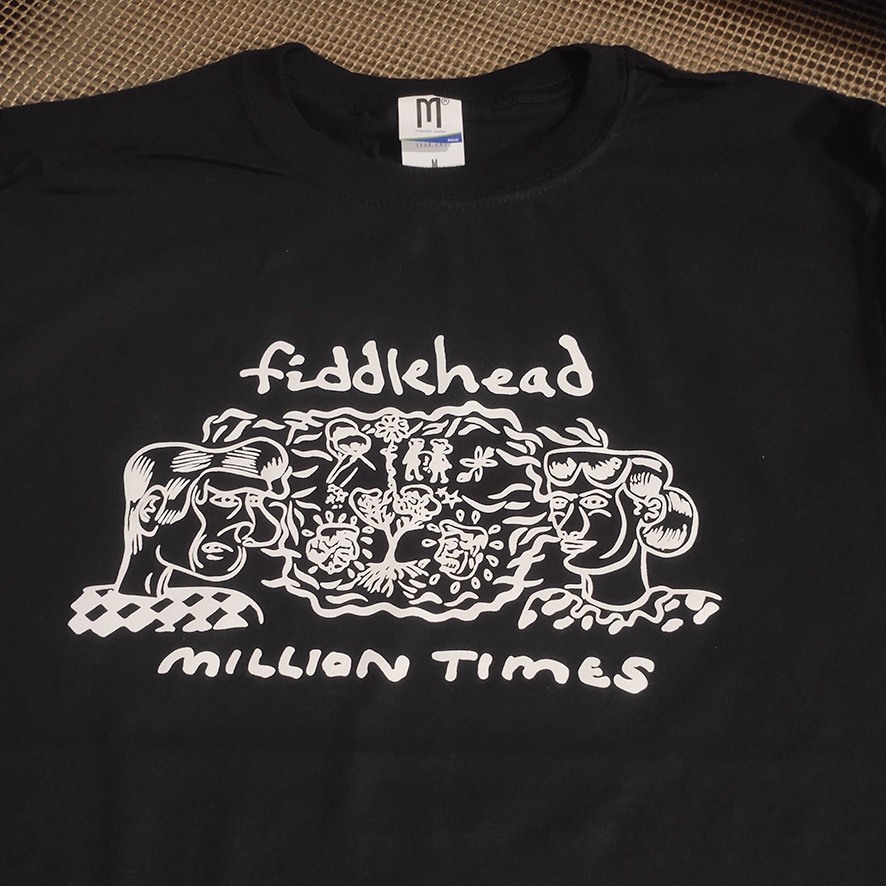 Jual Kaos Band Fiddlehead Million Times Free Sticker | Shopee Indonesia