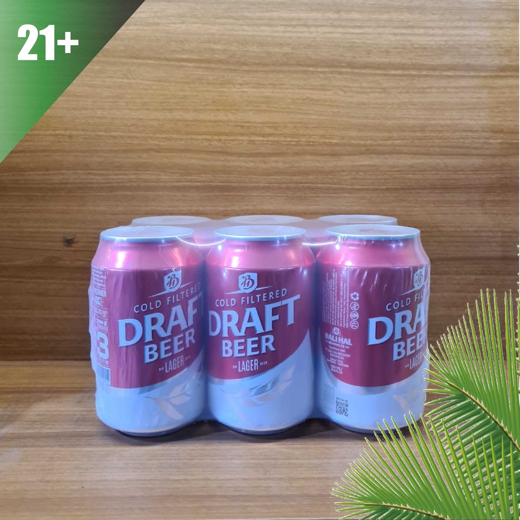 Jual Beer Bali Hai Draft Bir Can 320ml x 6 Kaleng | Shopee Indonesia